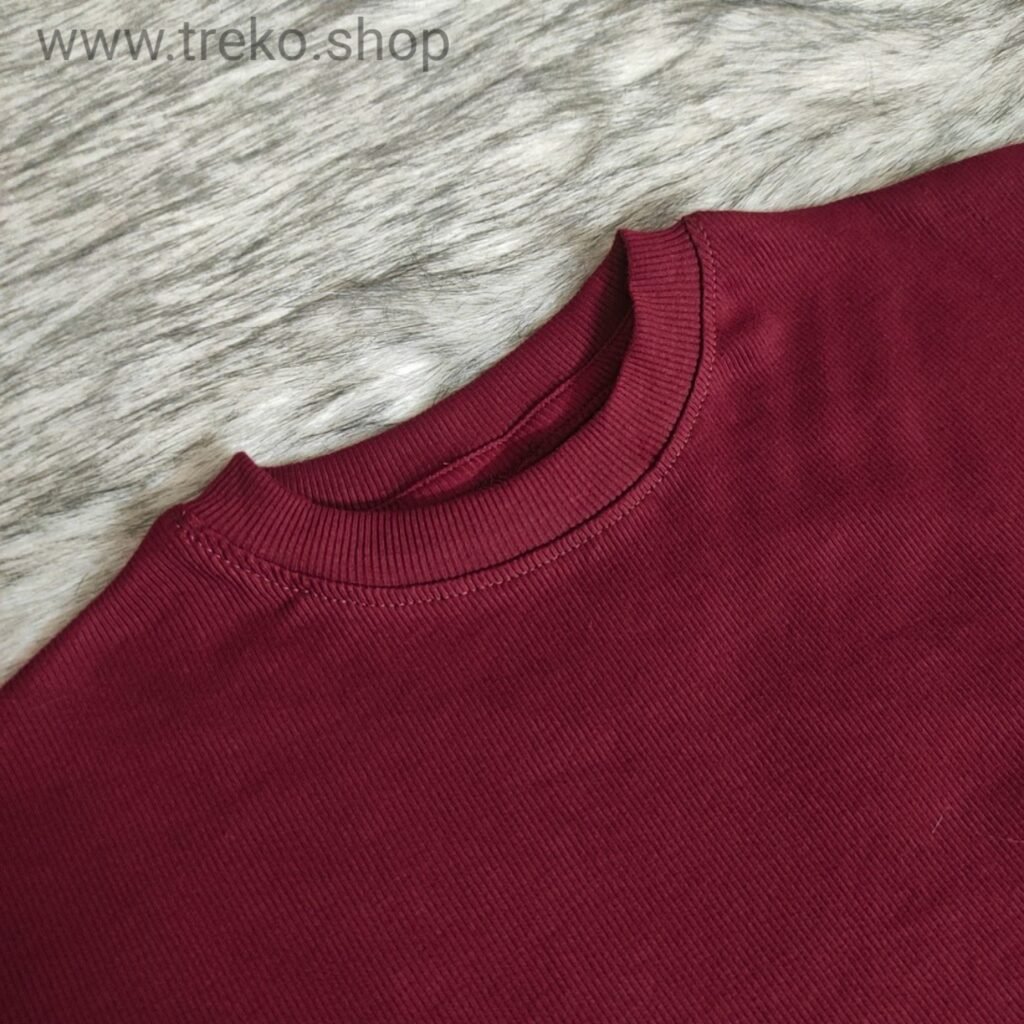 OVERSIZED DROP SHOULDER T-SHIRT – MAROON – Treko